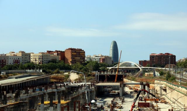 Las obras de la Sagrera se acercan al 40% de ejecución