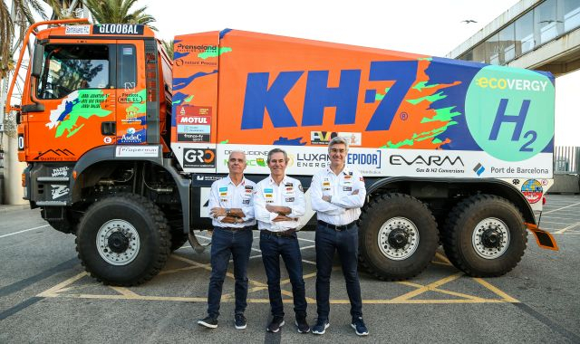 KH-7 Epsilon será el primer camión en correr el Dakar con hidrógeno